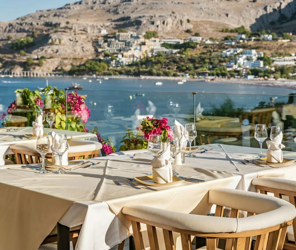Restaurants & Bars | Lindos Royal Resort | Lindos Hotels Group